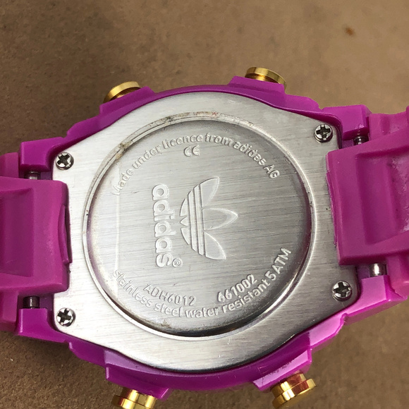 adidas | Accessories | Adidas Pink And Gold Sports Watch | Poshmark